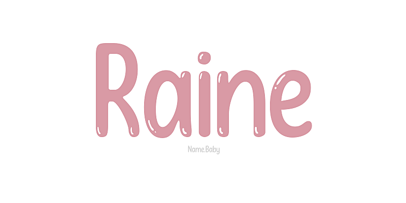 Raine - Name Meaning and Popularity