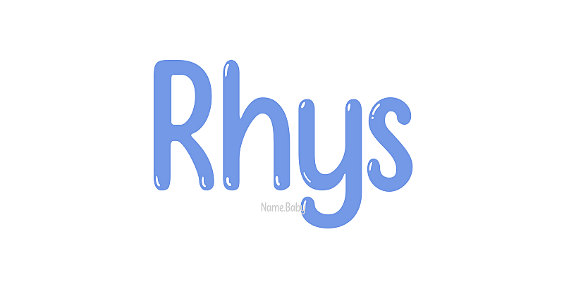 Rhys - Name Meaning and Popularity