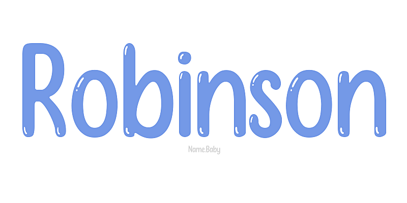Robinson - Name Meaning and Popularity