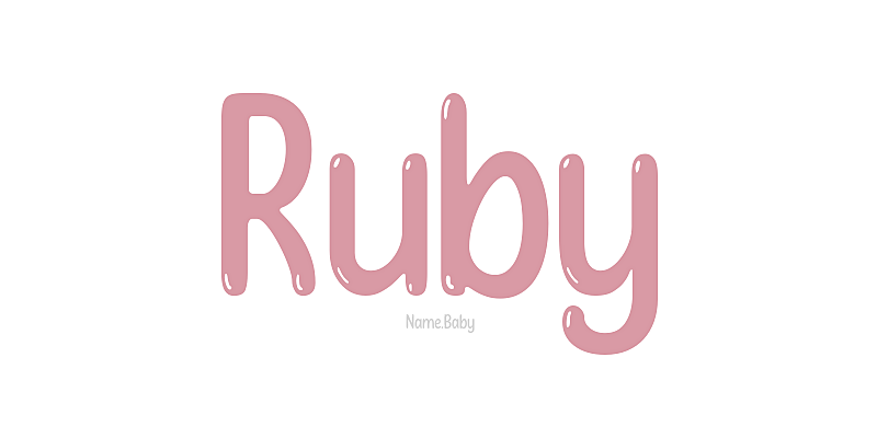 Ruby - Name Meaning and Popularity