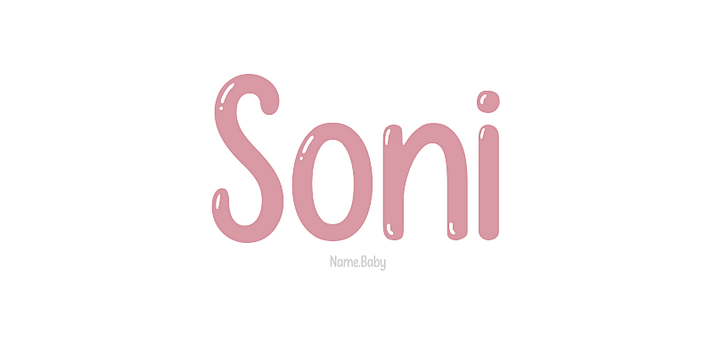Soni - Name Meaning and Popularity