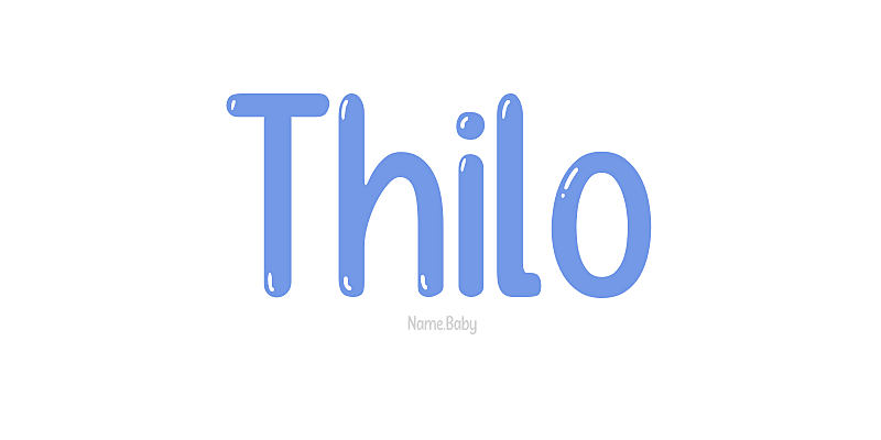 Thilo - Name Meaning and Popularity