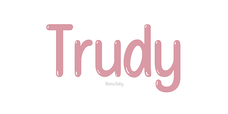 Trudy - Name Meaning and Popularity