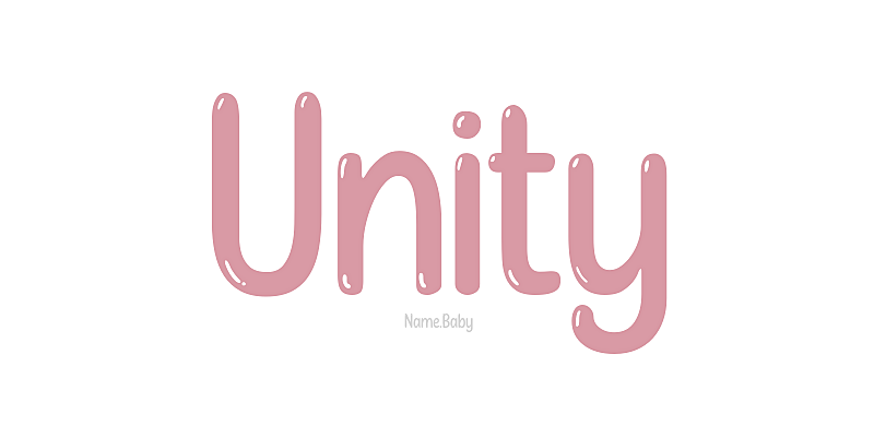 Unity - Name Meaning and Popularity