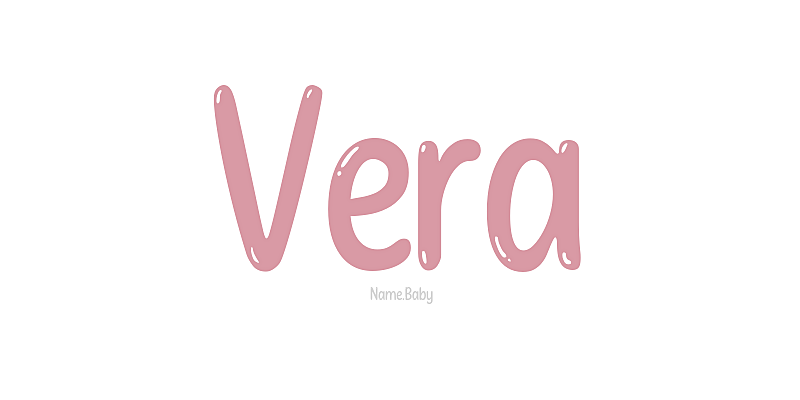 Vera - Name Meaning and Popularity