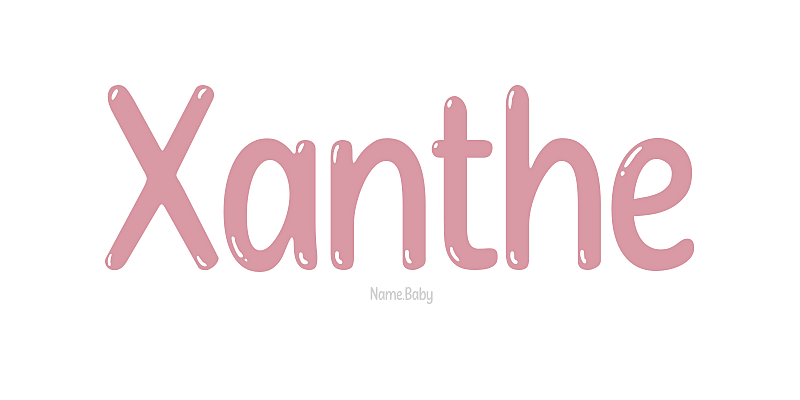 Xanthe - Name Meaning and Popularity
