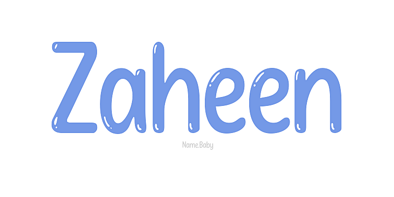 Zaheen - Name Meaning and Popularity