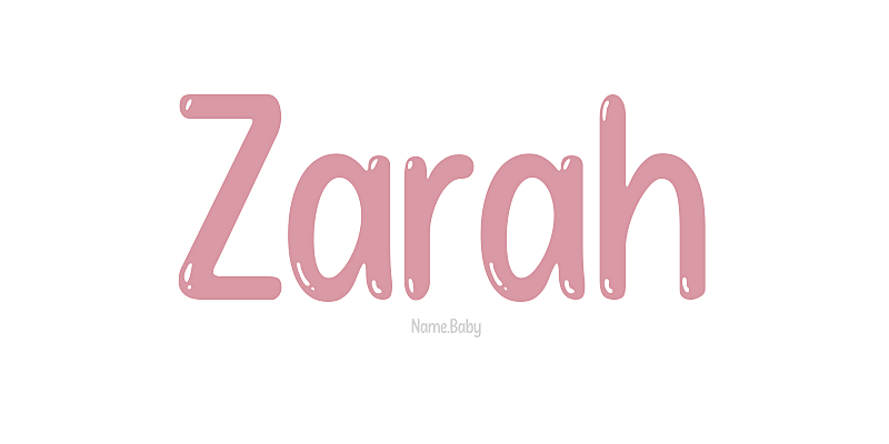 Zarah - Name Meaning and Popularity