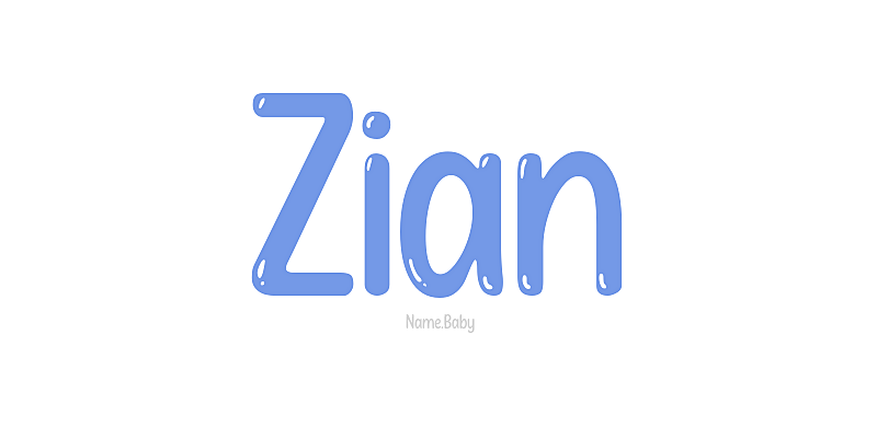 Zian - Name Meaning and Popularity