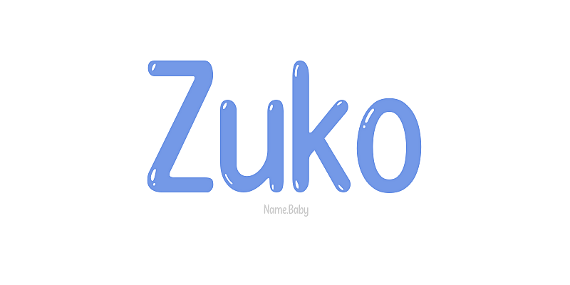 Zuko - Name Meaning and Popularity